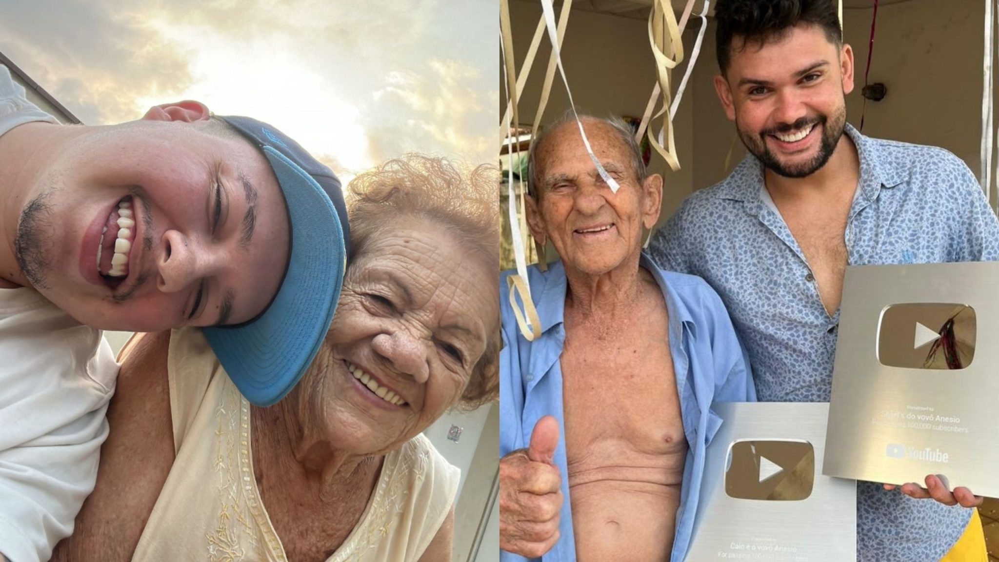 Vovôs e netos fazem sucesso na internet
